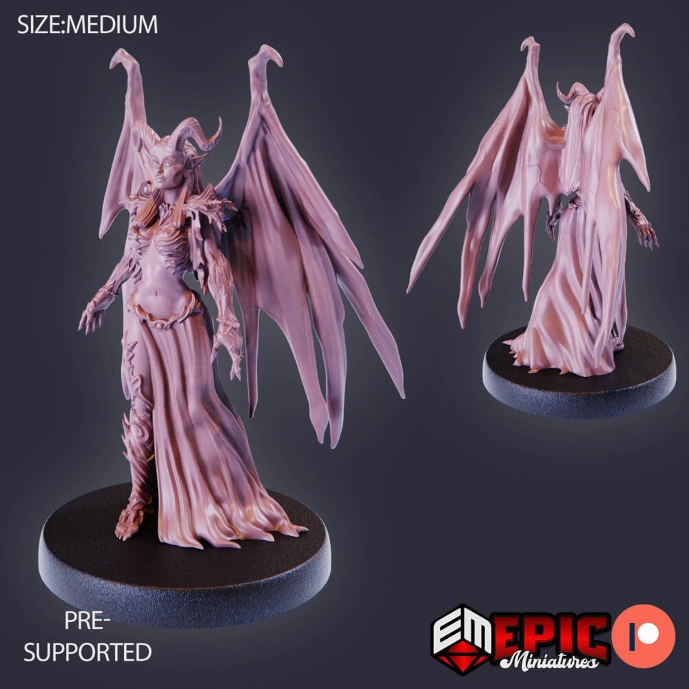 Duquesa do Inferno - Deadly Sins - Epic Miniatures | Arsenal Craft RPG