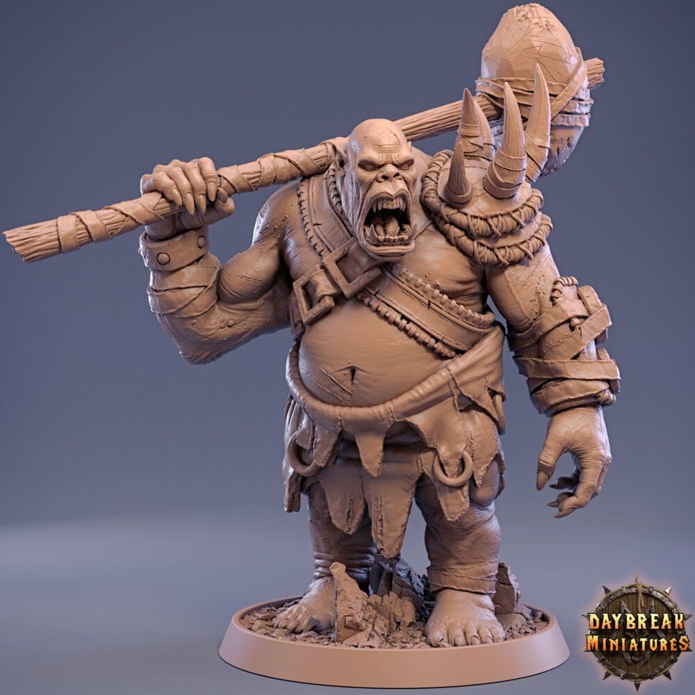 Ogro (Versão 2) - Creature Pack - Daybreak Miniatures | Arsenal Craft RPG