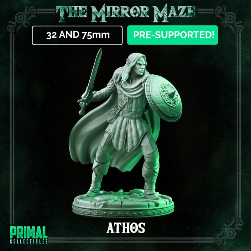 Athos Herói Élfico - Primal Collectibles - Arsenal Craft