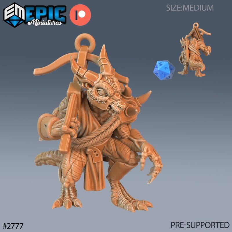 Besteiro da Tribo Kobold - Reptiles of War - Epic Miniatures | Arsenal ...