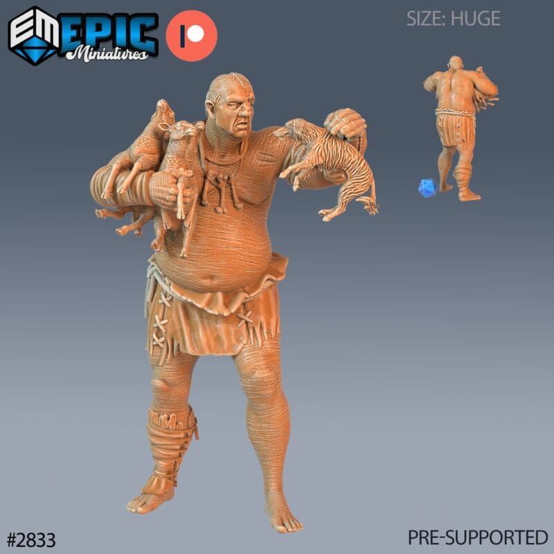 Gigante Plebeu da Tribo Jötunn - Viking Age - Epic Miniatures | Arsenal ...