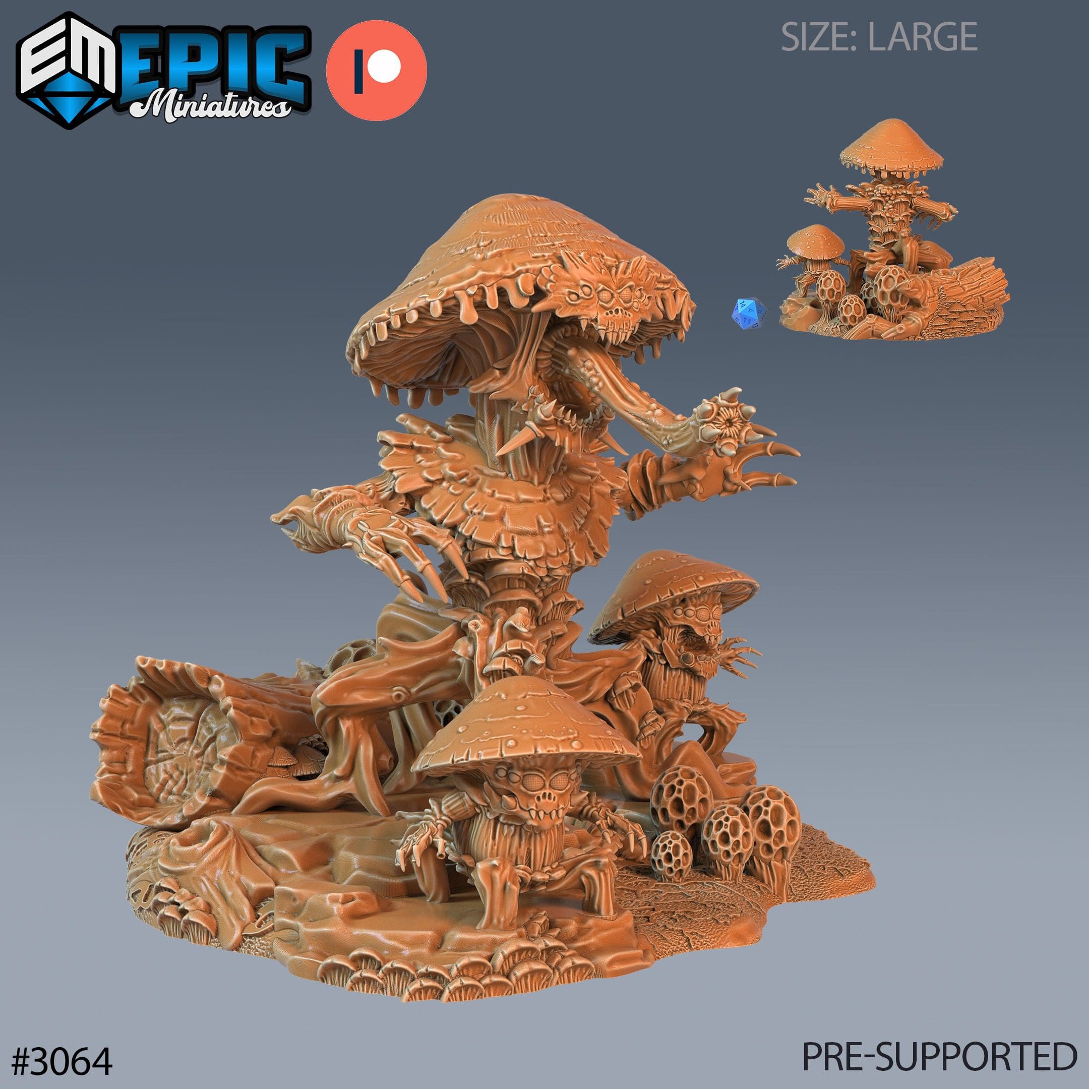 Arvore Fungica com Prole - Eternal Fungi - Epic Miniatures | Arsenal ...