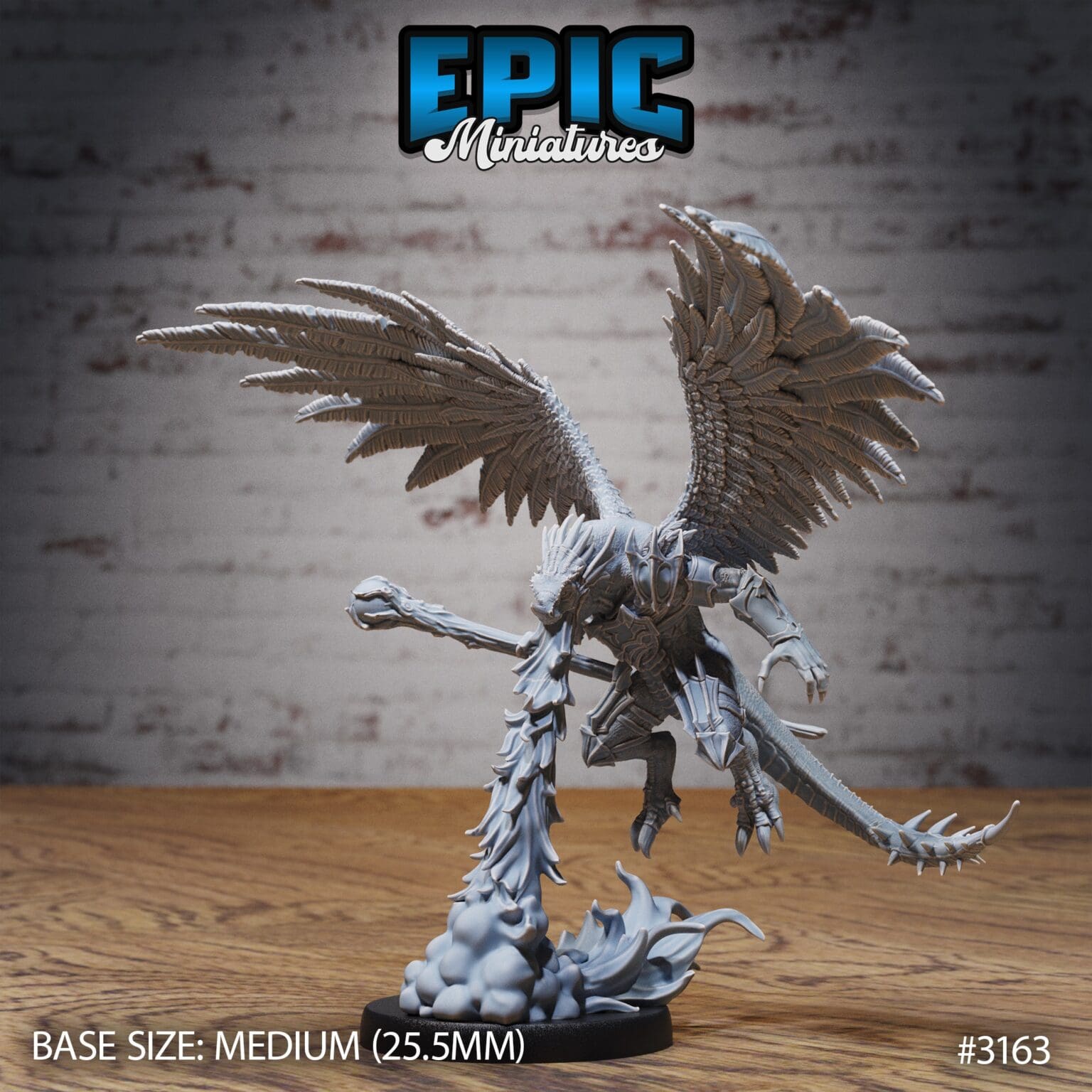 Draconato Alado Soprando Fogo - Dragons Reign - Epic Miniatures ...