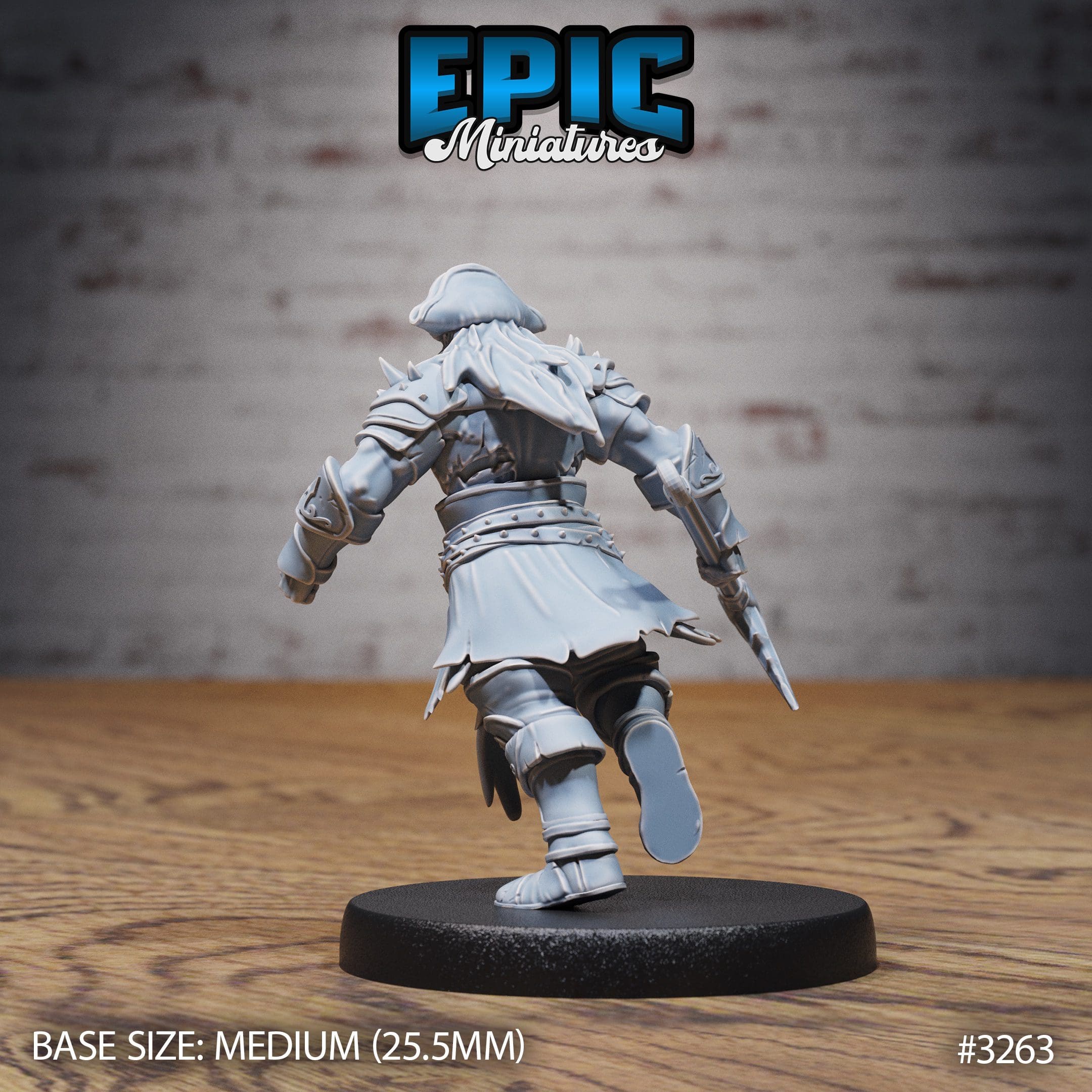 Capitão Amaldiçoado Atacando- Pirate Scourge – Epic Miniatures ...