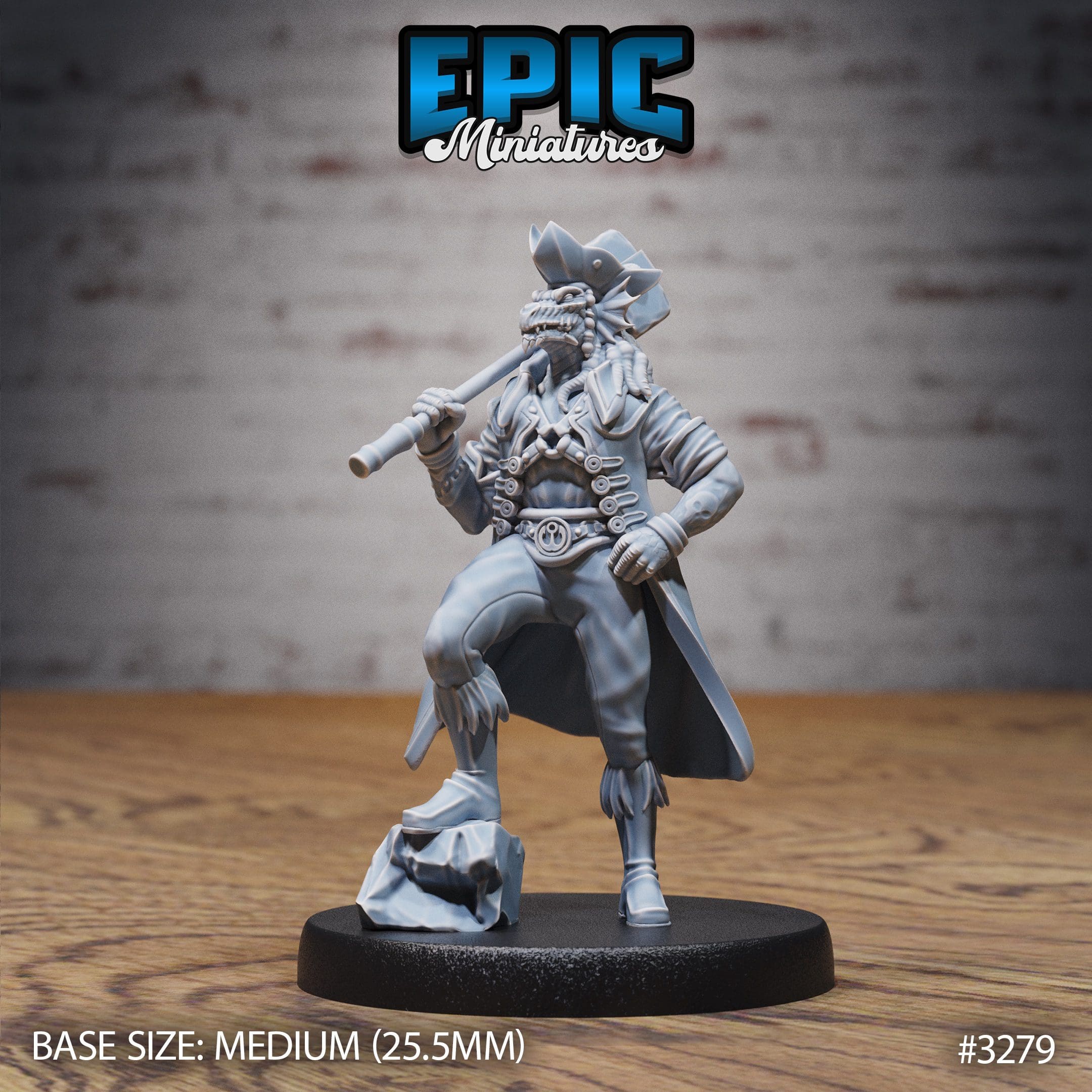 Pirata Draconato - Pirate Scourge – Epic Miniatures | Arsenal Craft RPG