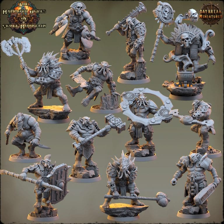 Benjammer Holt - Mammoth Ogres - Daybreak Miniatures - Arsenal Craft