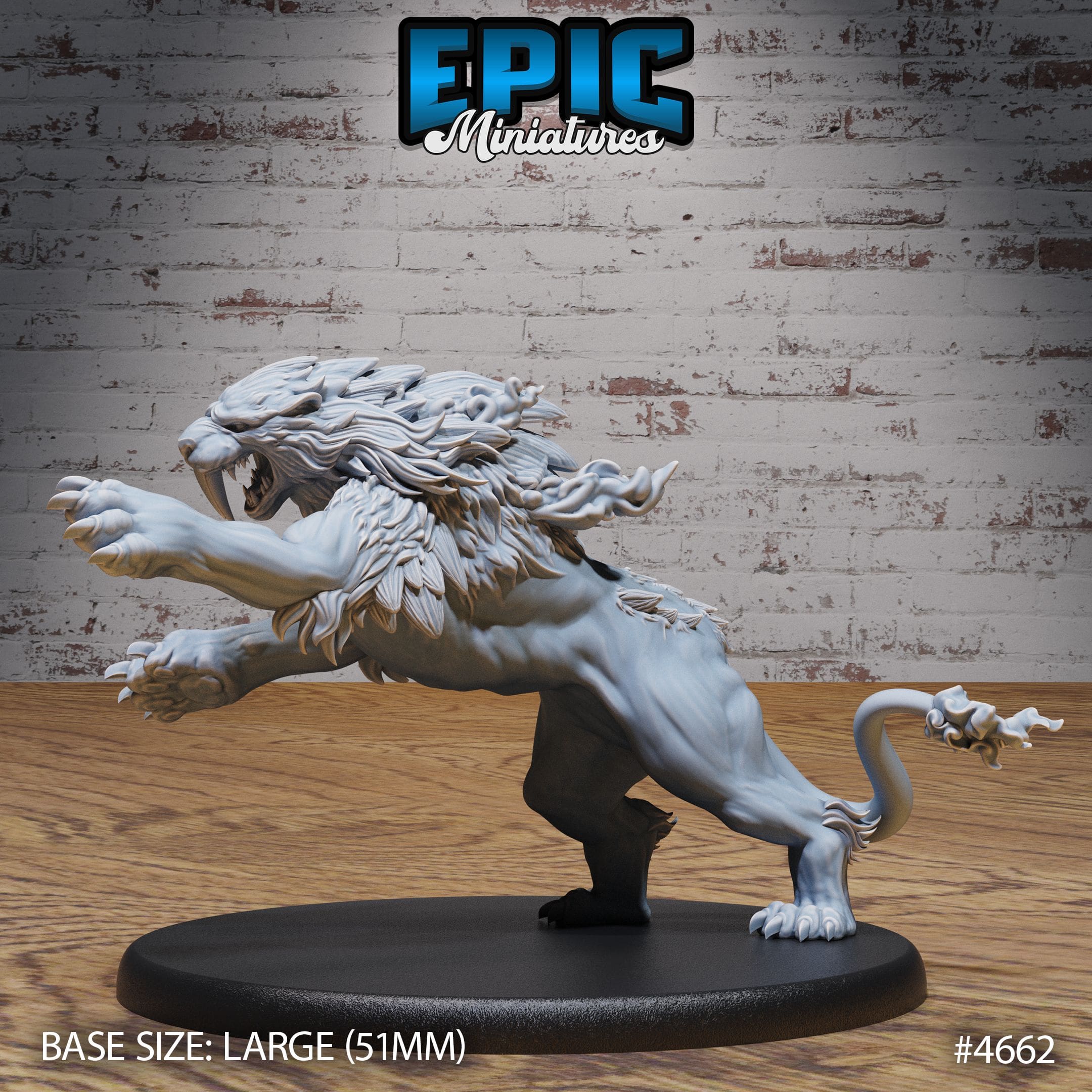 Sabertooth Beast Attack - Beast Hunt - Epic Miniatures | Arsenal Craft RPG