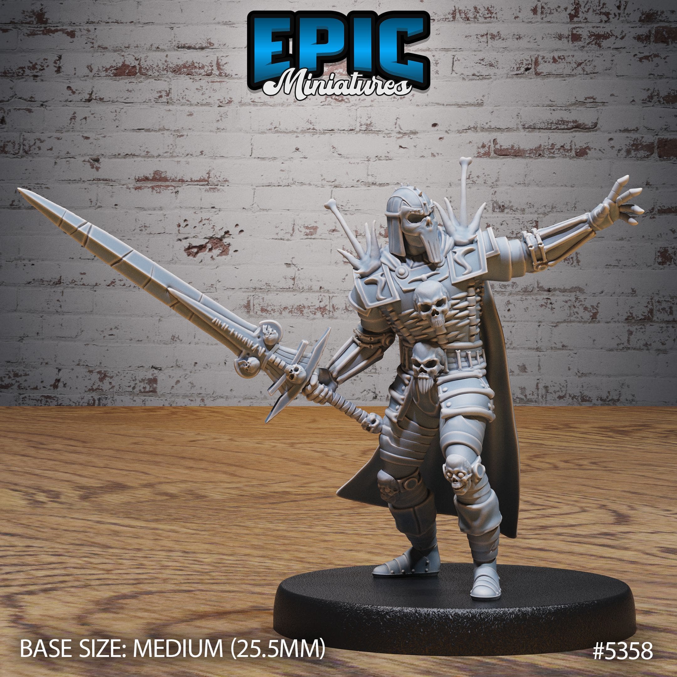 Necro Knight Power - Bloody Night - Epic Miniatures | Arsenal Craft RPG