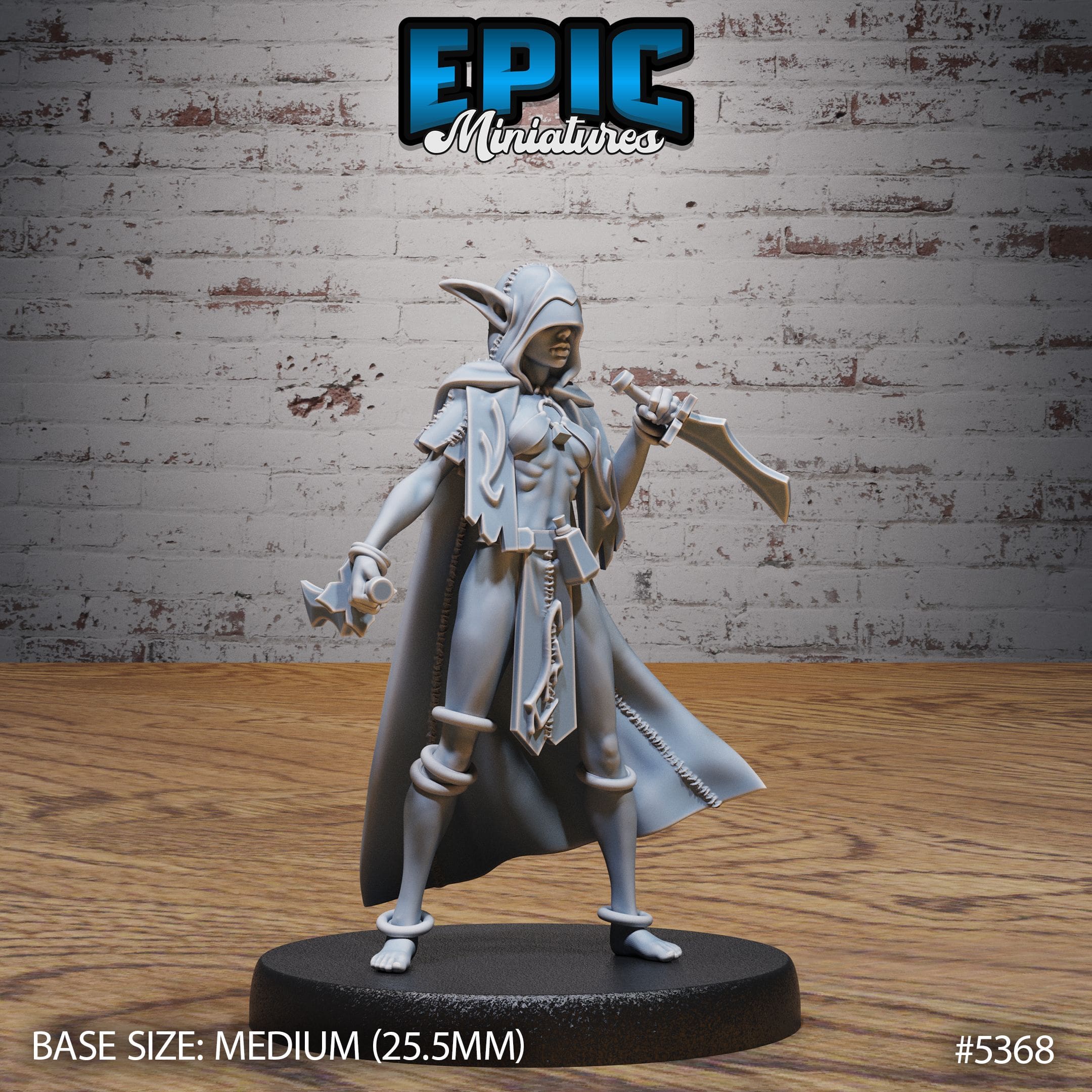 Elfa Vampira Em Guarda - Epic Miniatures - Miniatura Para RPG/Pintura ...