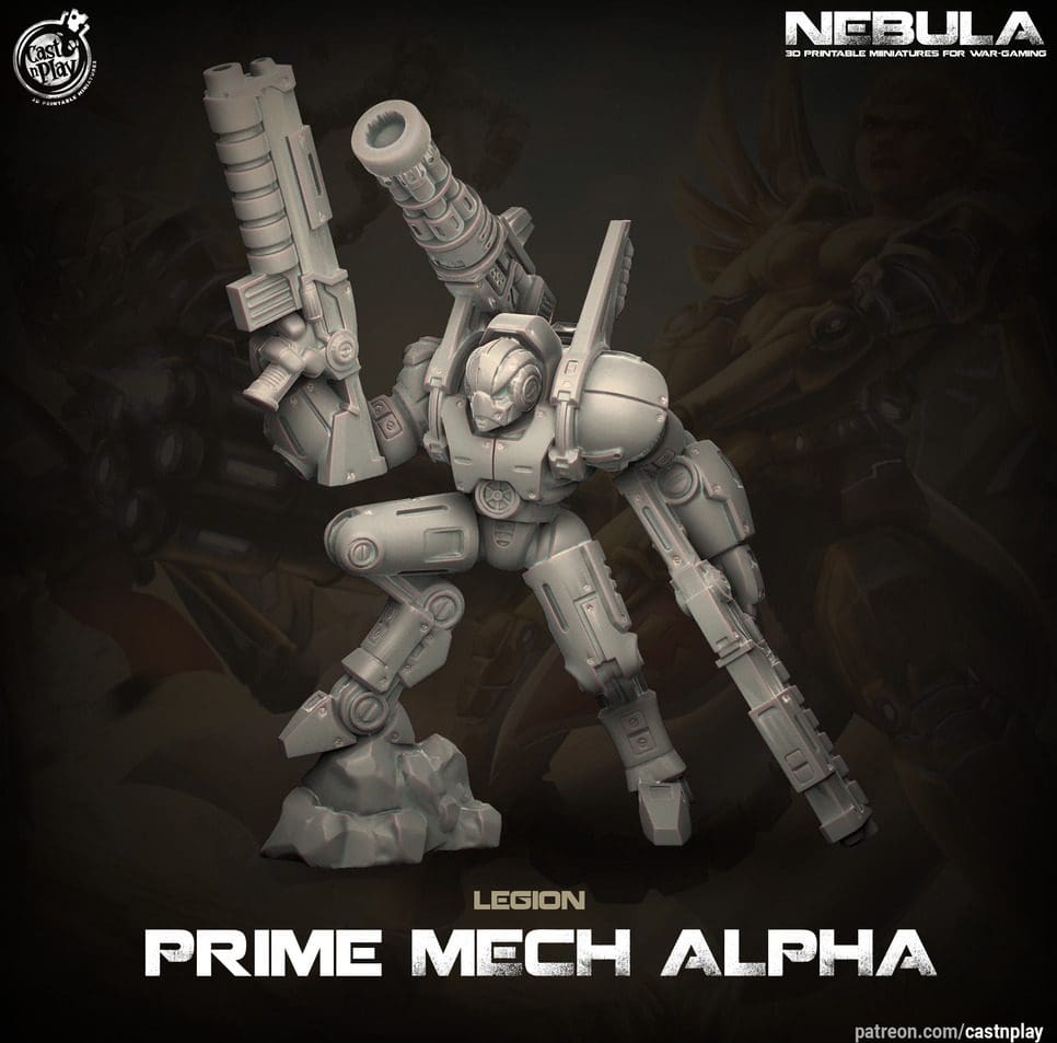 Meca Primordial Alpha - Nebula - Cast N Play - Arsenal Craft